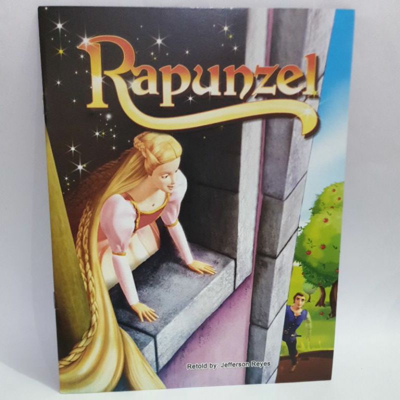Rapunzel- Bedtime Stories and Activity Book ( Read and Color) | Shopee ...