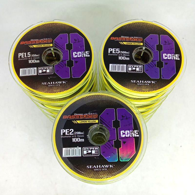 SEAHAWK BASS HUNTER 8X（100m·Lemon Yellow） | Shopee Malaysia