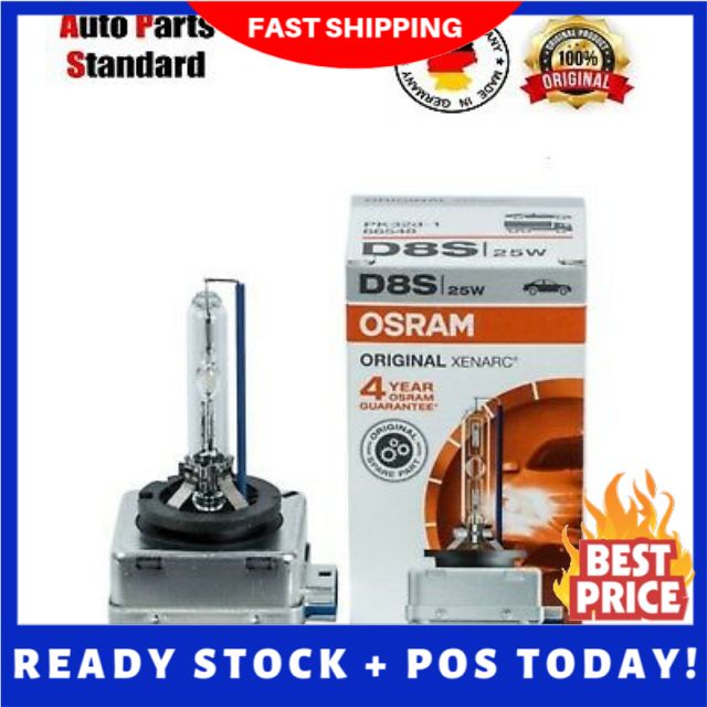ORIGINAL OSRAM GENUINE D8S XENARC 66548 HID XENON REPLACEMENT BULB ...