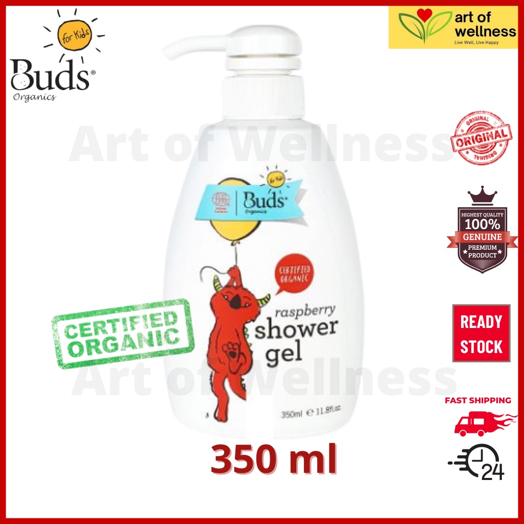 Buds for Kids Organics, BFK Raspberry Shower Gel (350ml) CERTIFIED ...