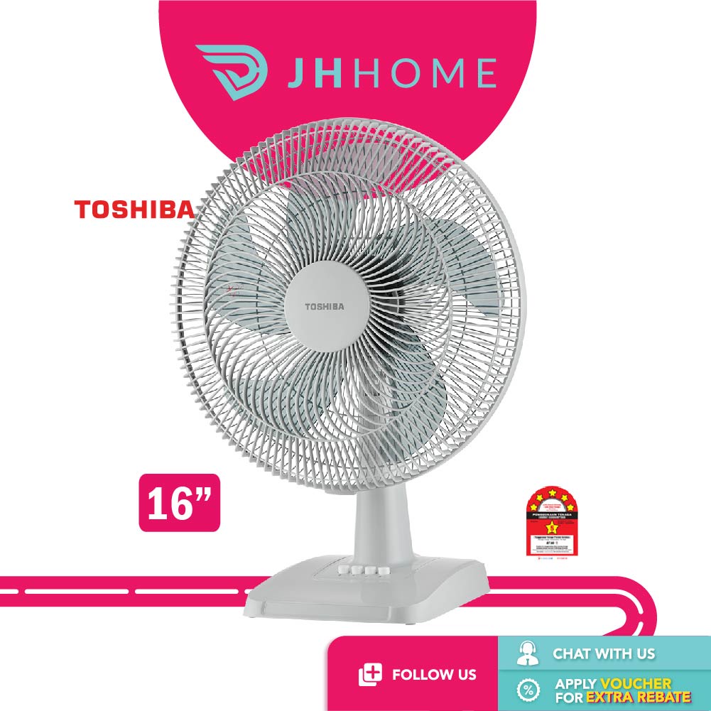 Toshiba 5 Blades Table Fan (16”) F-TSA20/(12") F-TSA10 | Shopee Malaysia