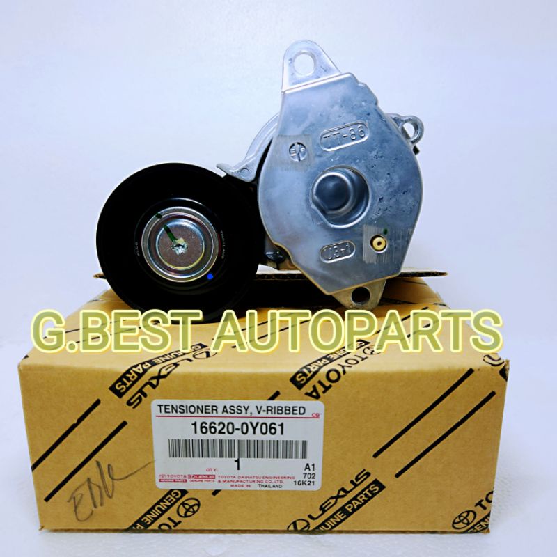 100% TOYOTA ORIGINAL FAN BELT TENSIONER VIOS NSP151 SIENTA NSP170 MYVI ...