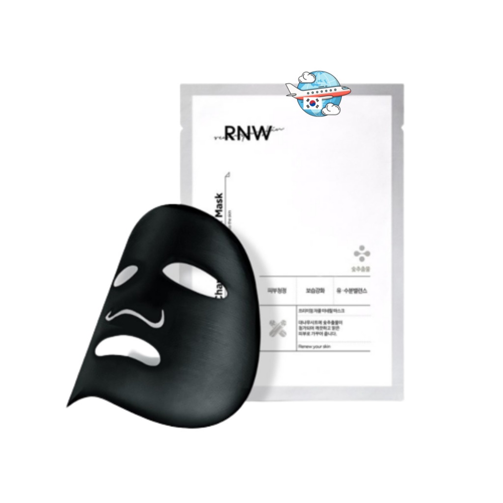 【Korea】RNW Premium Charcoal Mineral Mask Pack 27g×5ea | Shopee Malaysia