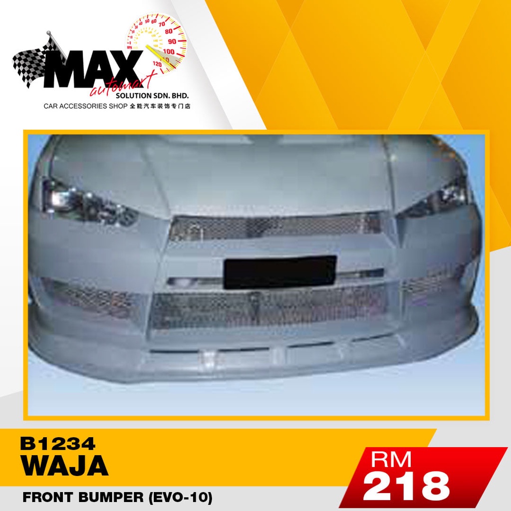 B1234 PROTON WAJA FRONT BUMPER EVO 10 BODYKIT | Shopee Malaysia