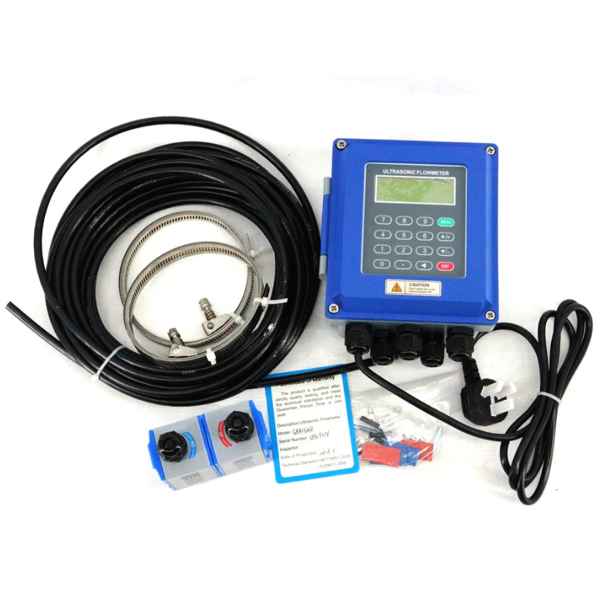 🔥Local Ready Stock 🔥 Ultrasonic Flow Meter TUF-2000B Up to 160C Transducer Liquid Flowmeter ...