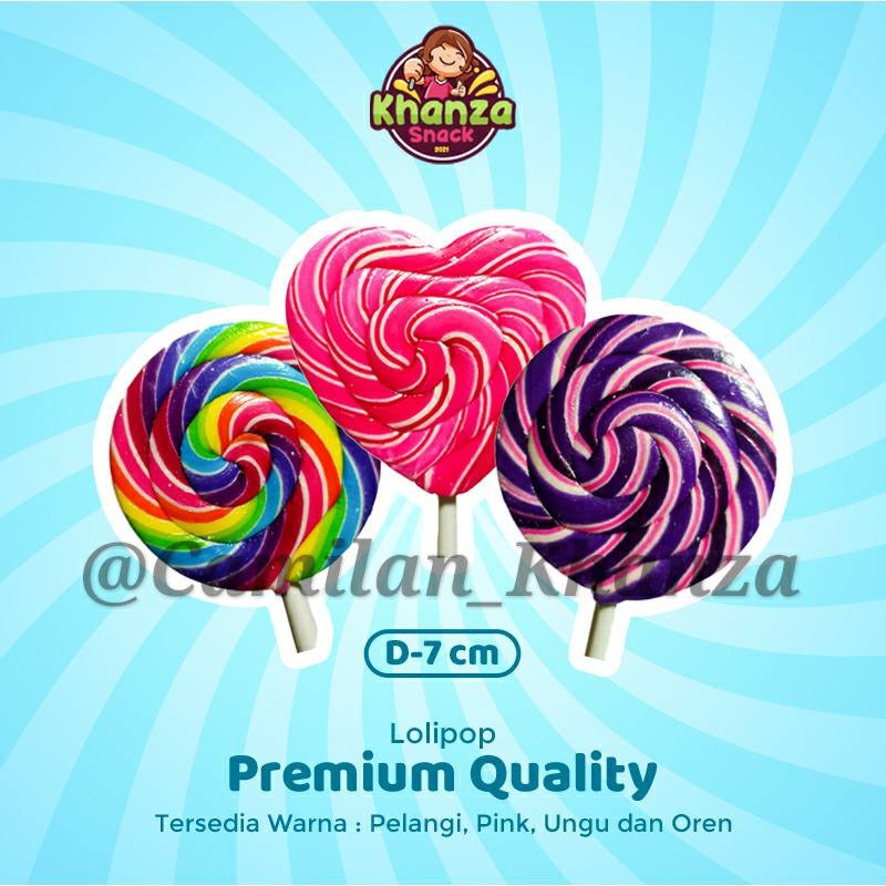 Premium 7cm LOVE SPIRAL Round Lollipop Candy | Shopee Malaysia