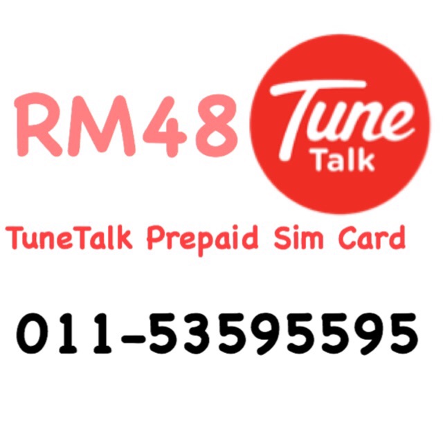 TuneTalk Prepaid Sim Card 011-53595595 | Shopee Malaysia