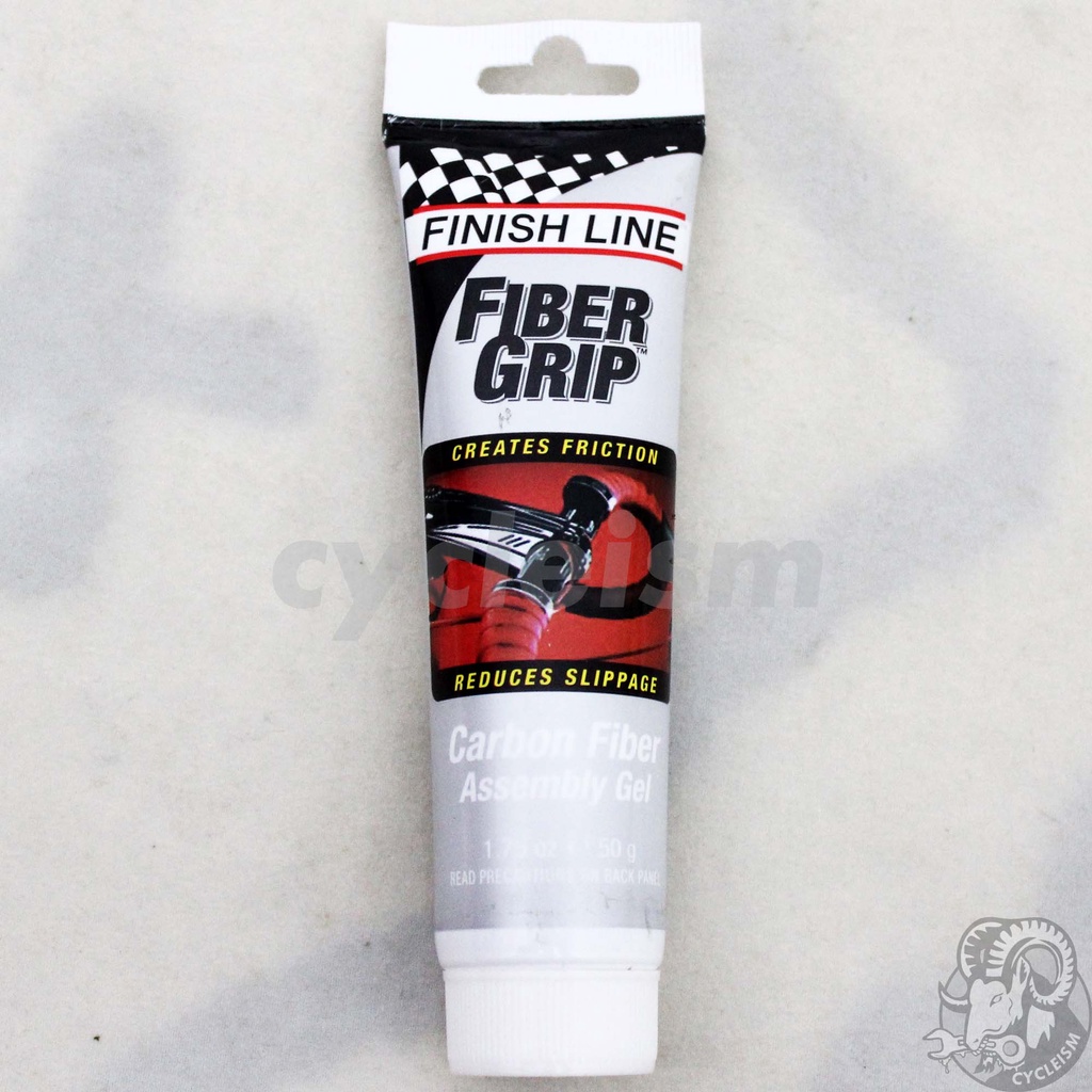 Finish Line Fiber Grip Bicycle Carbon Fiber Assembly Gel 50g Tube ...