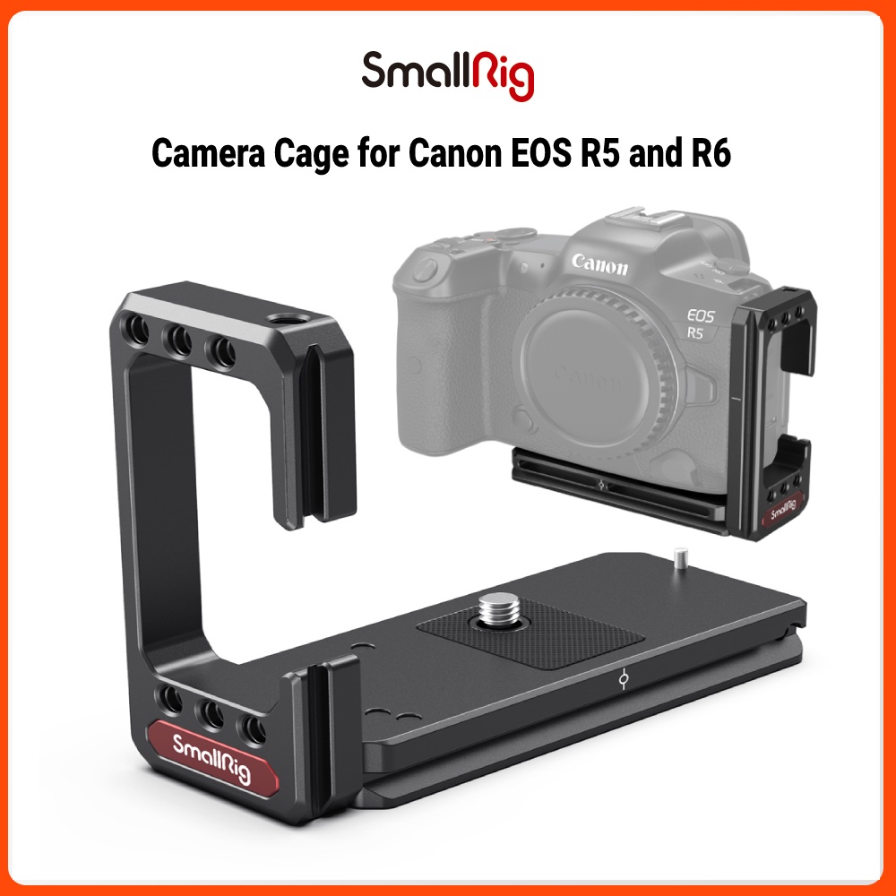 SmallRig Camera L-Bracket for Canon EOS R5 , EOS R6 , EOS R5 C , EOS R6 ...