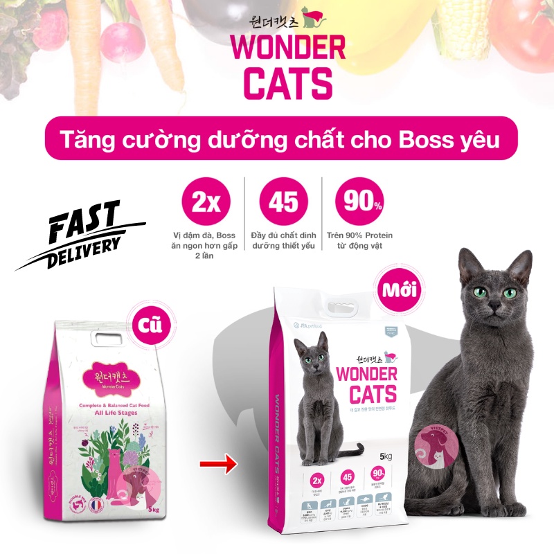 [400g] Wonder CATS CAT FOOD IMPORTED IN KOREA - (dry food, grain food ...