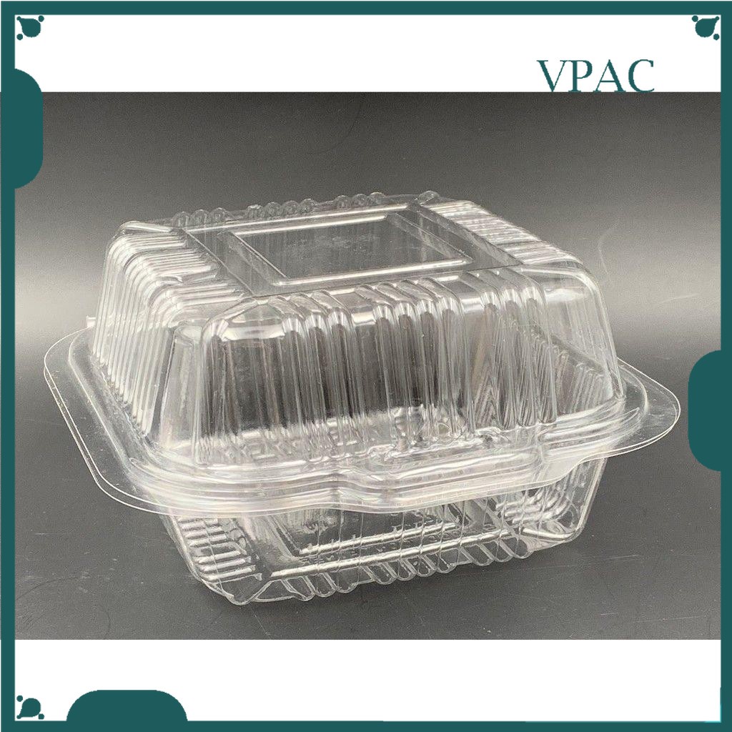 OPS-C10 BENXON Burger Box Tray with Lock [ 100pcs± ] Bakery Disposable ...