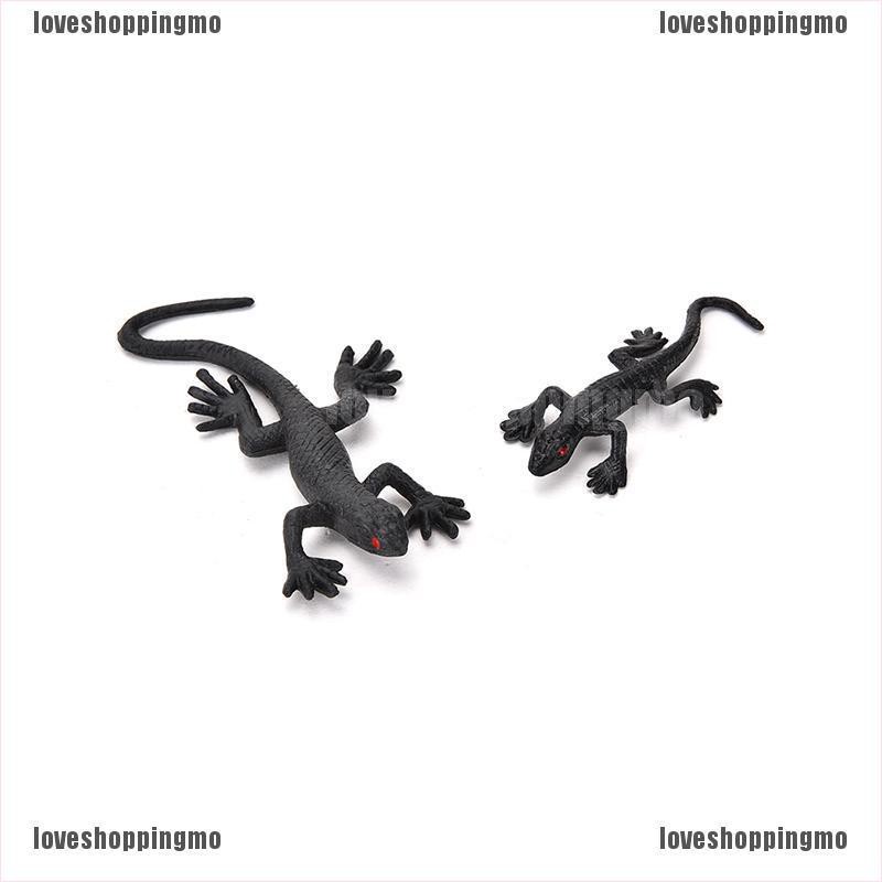 LOVE☆ 2Pcs Joke Fake House Lizard Funny Prank Novelty Life Like Fake ...