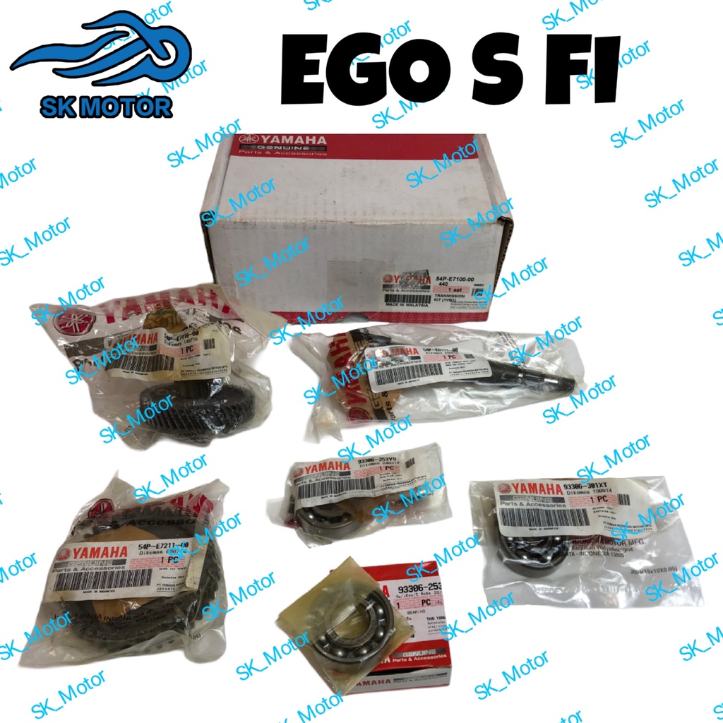 Yamaha EGO S FI / EGO-S FI Original Transmission Kit Set / Gear Box Set ...