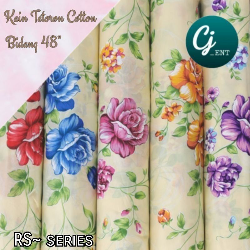 💥Ready Stock💥{ALBUM 6}Kain TC Tetoron Cotton Corak Vintage ️ bidang 48 ...