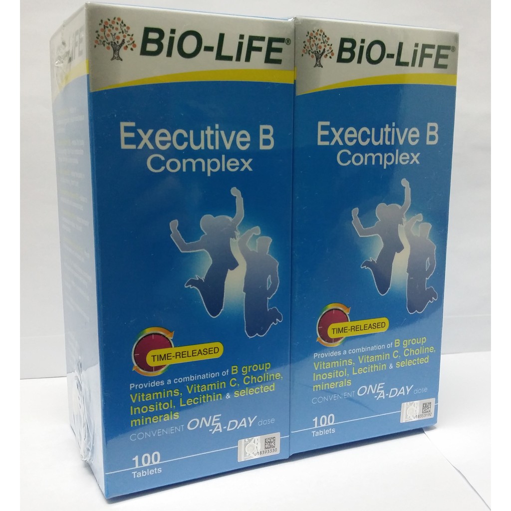 Bio-Life Executive B Complex (100's / 100'sx2) [Exp: 08/2023] | Shopee ...