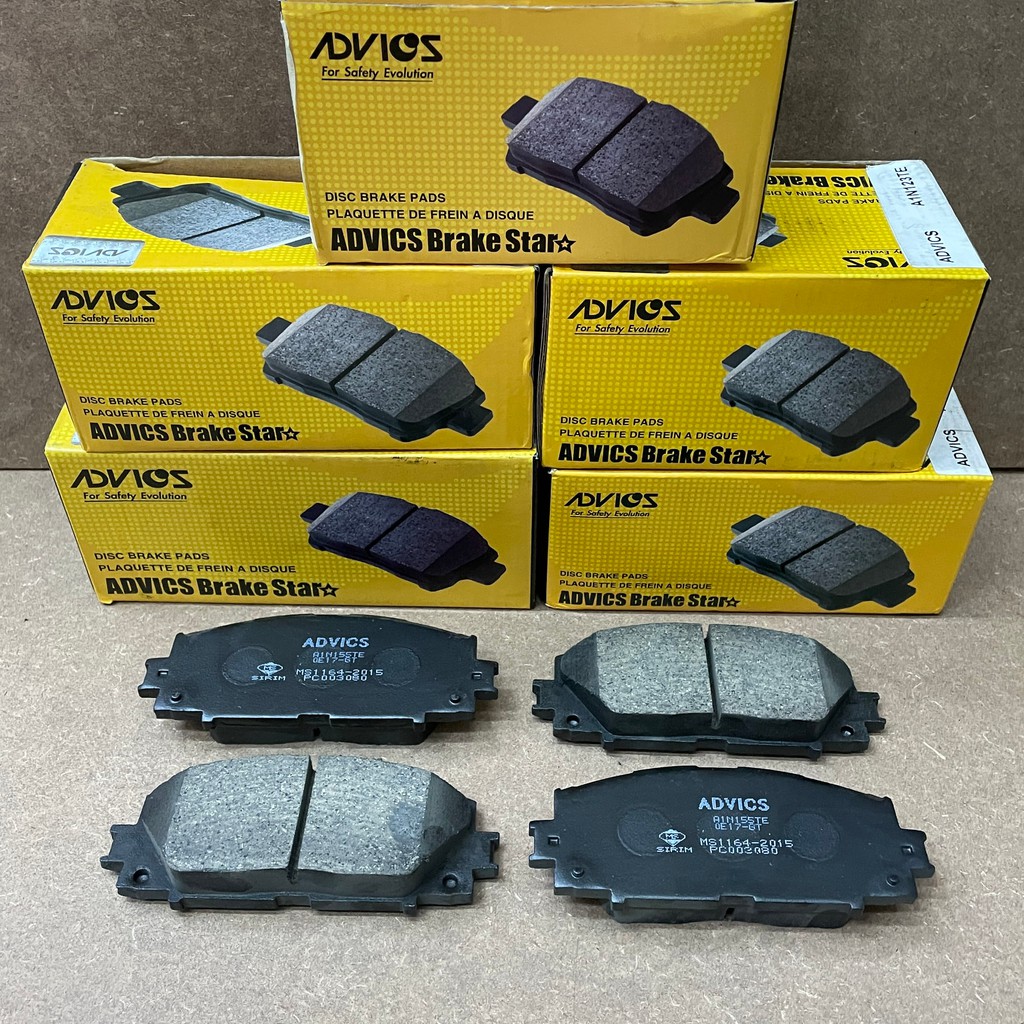 BRAKE PAD FRONT - ALZA 2014Y-2018Y VIOS NCP93 J & E Spec ADVICS ...
