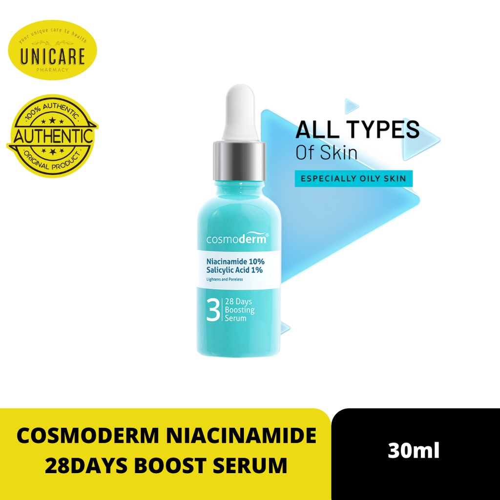 COSMODERM NIACINAMIDE 28 DAYS BOOST SERUM 30ML | Shopee Malaysia