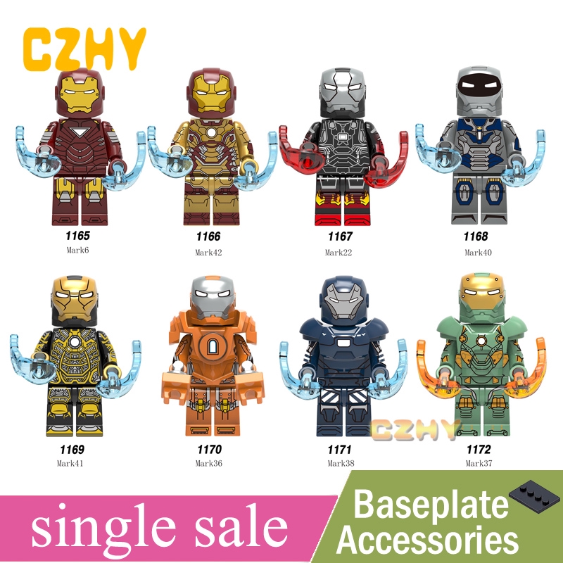 Ironman Building Blocks Mini Figures Toys Super Heroes Bricks Sets ...
