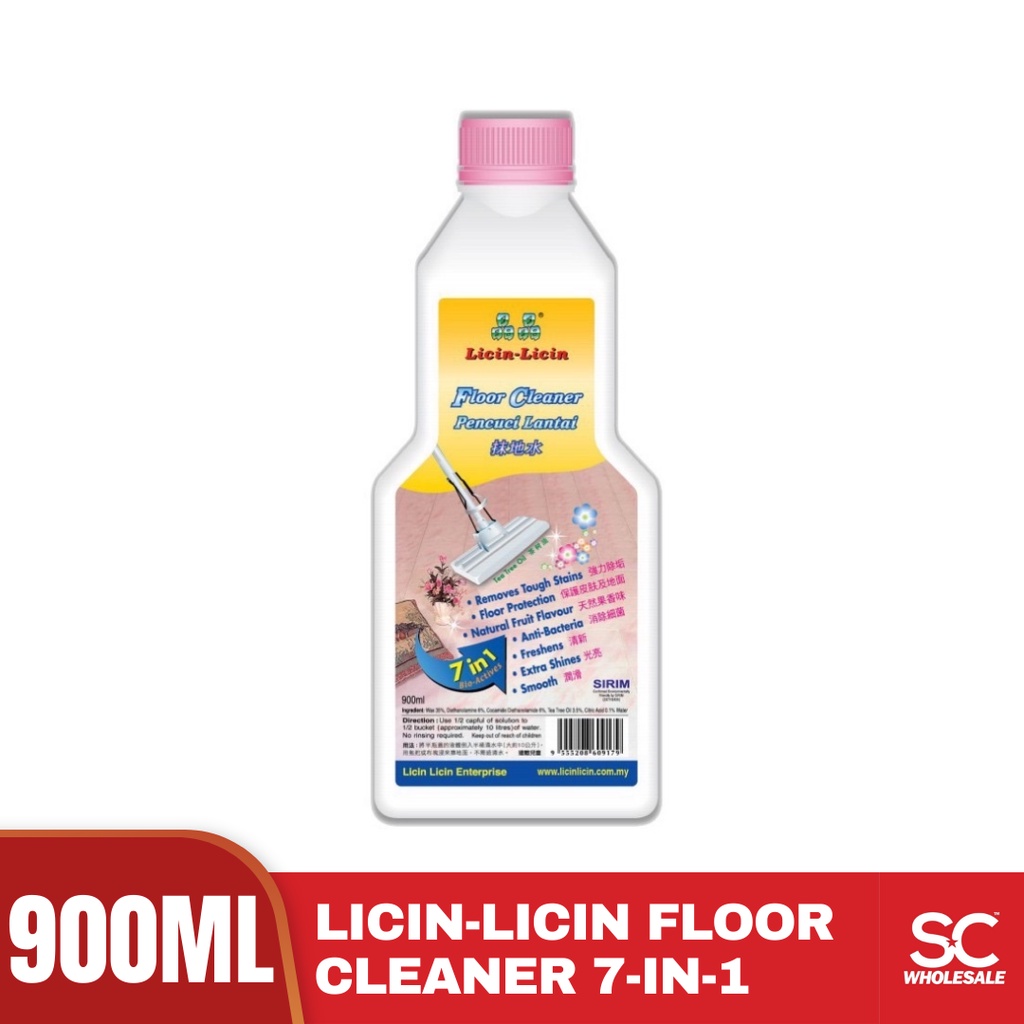 Licin Licin 7in1 Floor Cleaner 900ml (Best Formula) | Shopee Malaysia