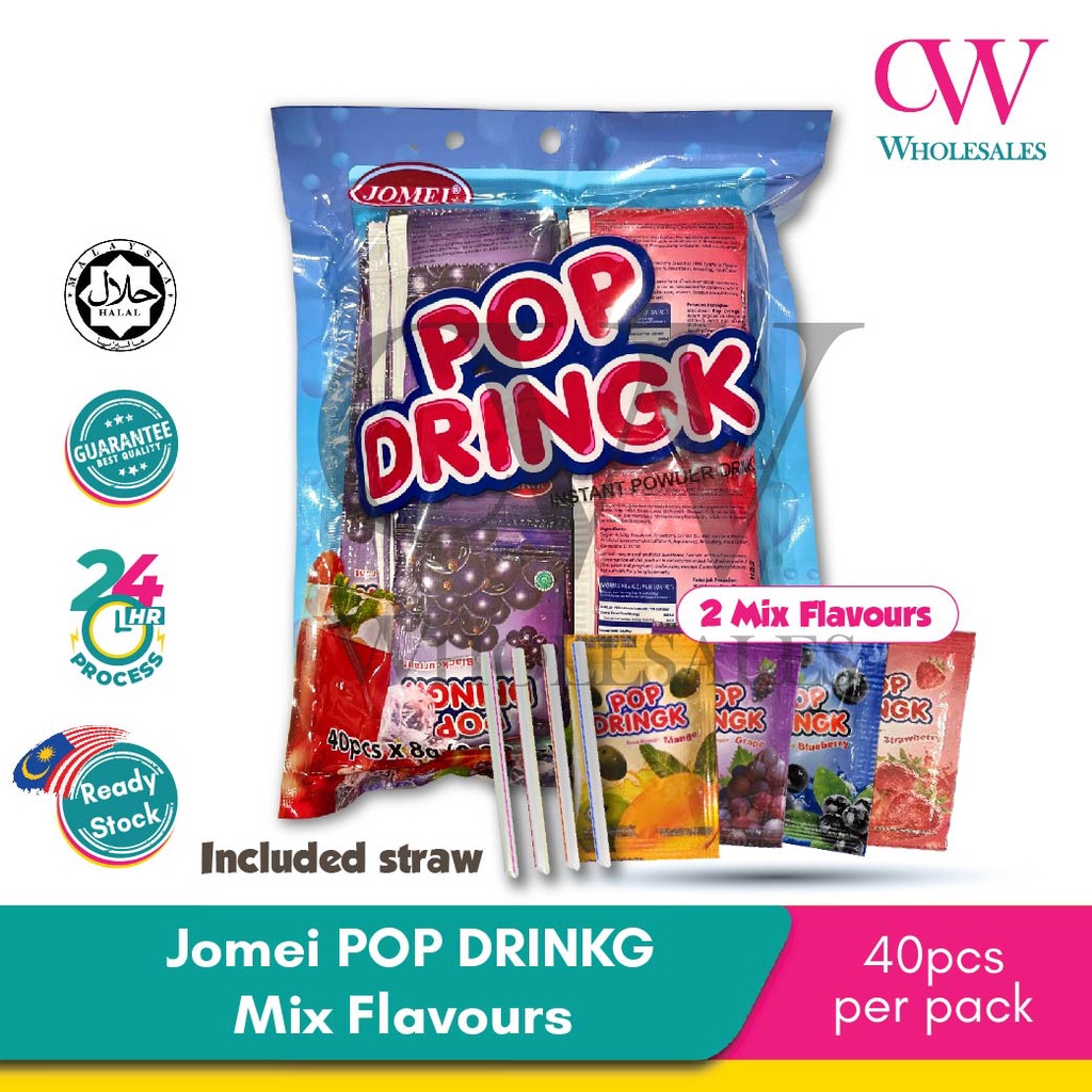 Jomei Pop Dringk Blueberry Blackcurrant Mango Grape Strawberry ...