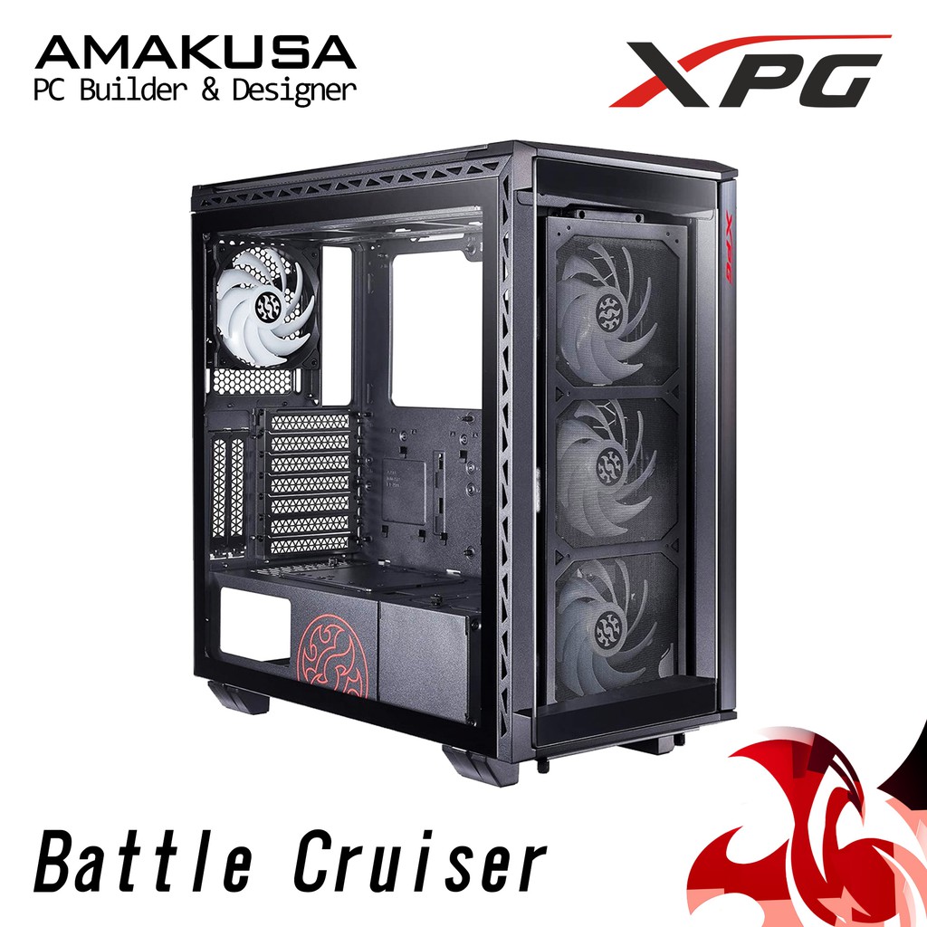 ADATA XPG Battlecruiser PC Gaming Case Mid Tower EATX ATX Matx Mini ITX ...