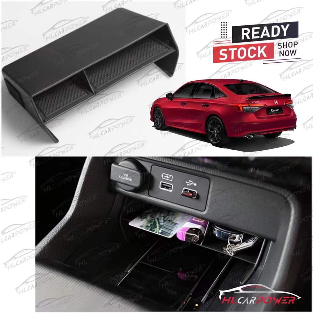 Honda Civic FE 2022 Center Storage Box Tray | Shopee Malaysia