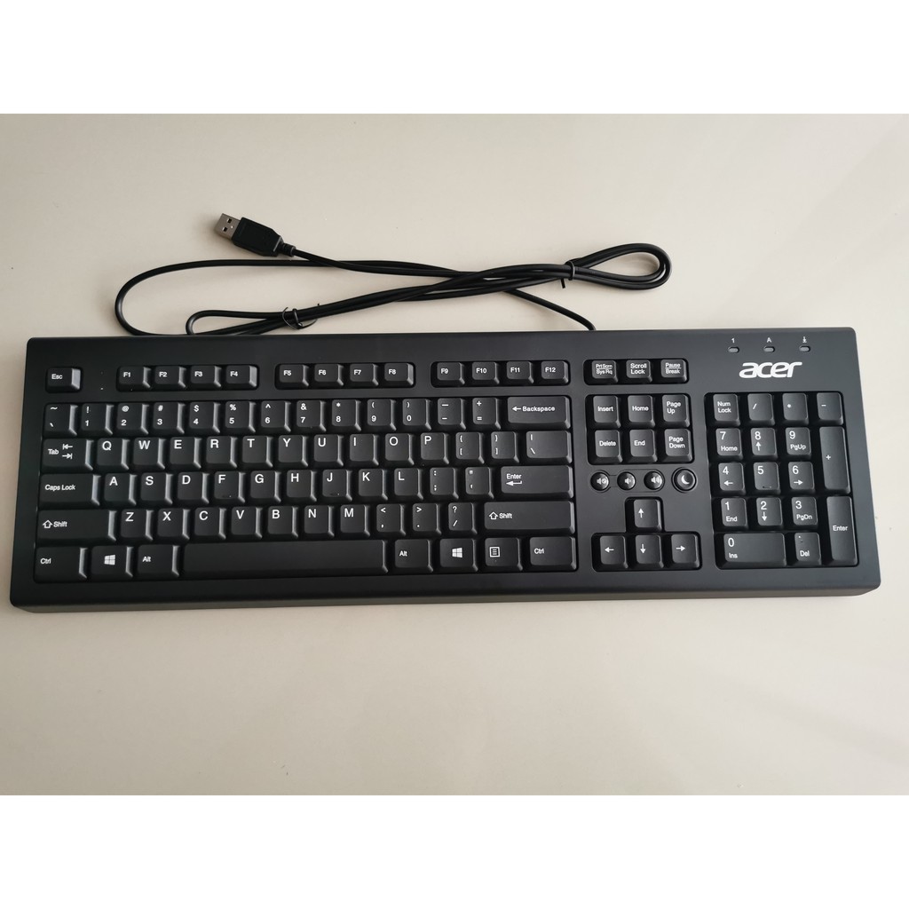 ACER ORIGINAL COMPUTER WIRED KEYBOARD | Shopee Malaysia