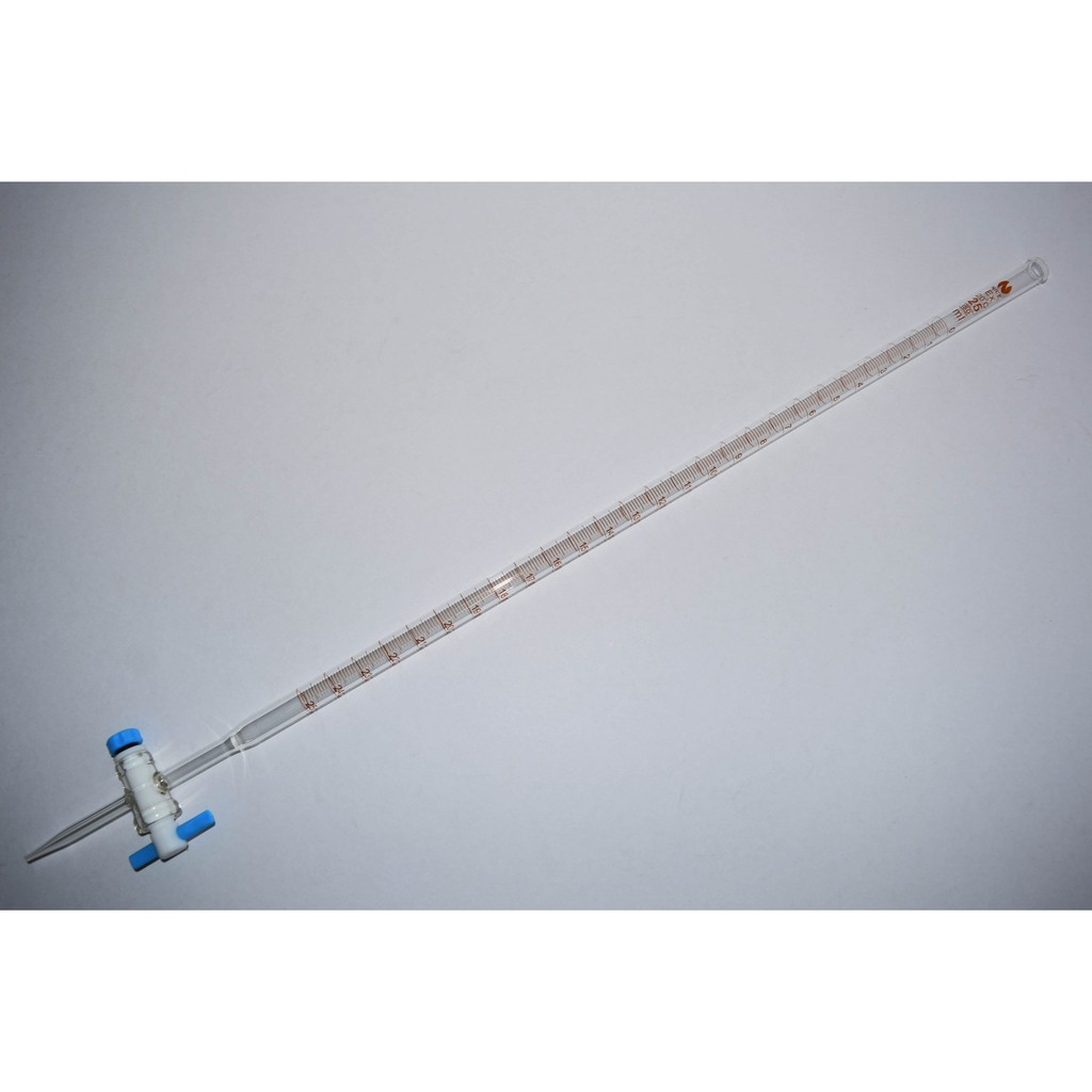 Class A Burette Glass Burette (10ml - 100ml) READY STOCK PTFE Stopcock ...