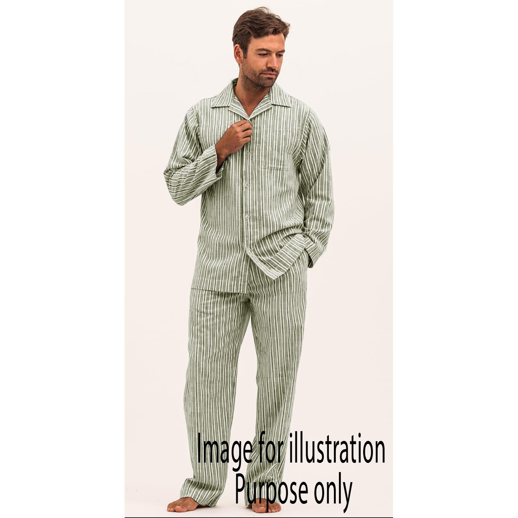 Men's Pyjamas Clothing Long Sleeve Man Vintage Pajamas Set Old Fashion ...