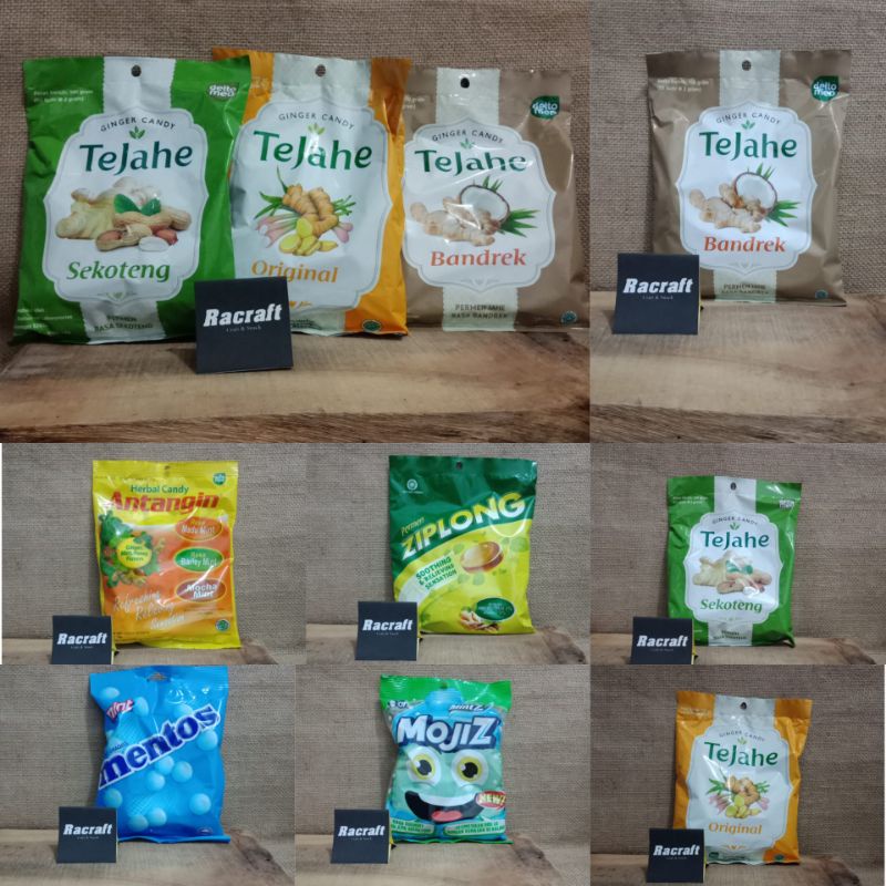 Original Ginger herbal Candy sekoteng bandrek antangin lazery yogurt ...