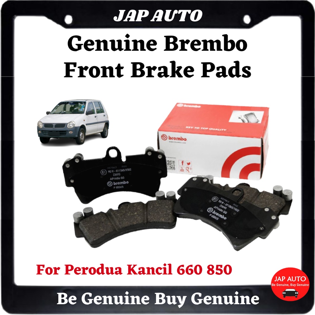 Perodua Kancil 660 850 - Genuine Brembo Front Brake Pads Brek Pad Depan ...