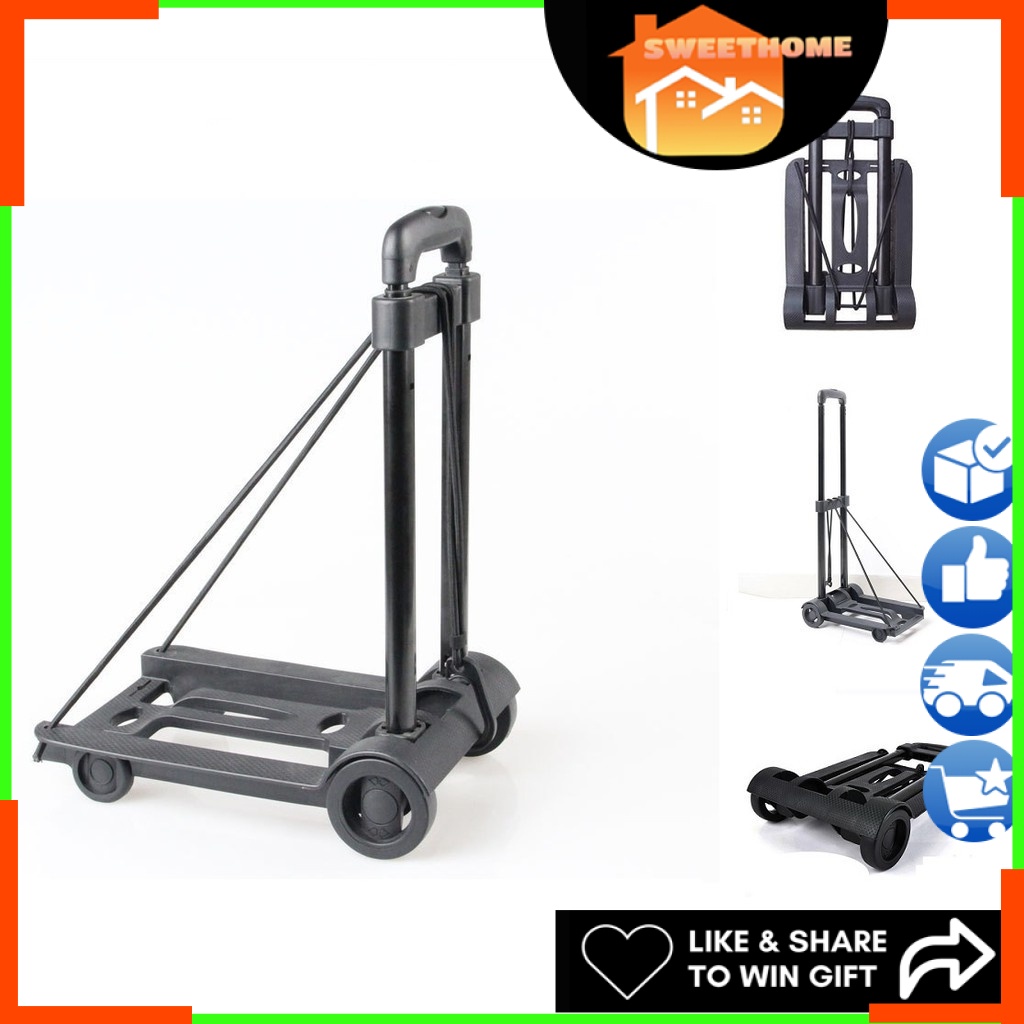 E-Sonic Lightweight Portable Luggage Carts Trolley Travel Trolley ...