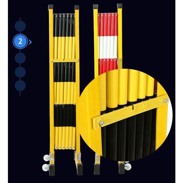 Expandable Barrier Fiber Type without Roller, Safety Fence Barrier ...