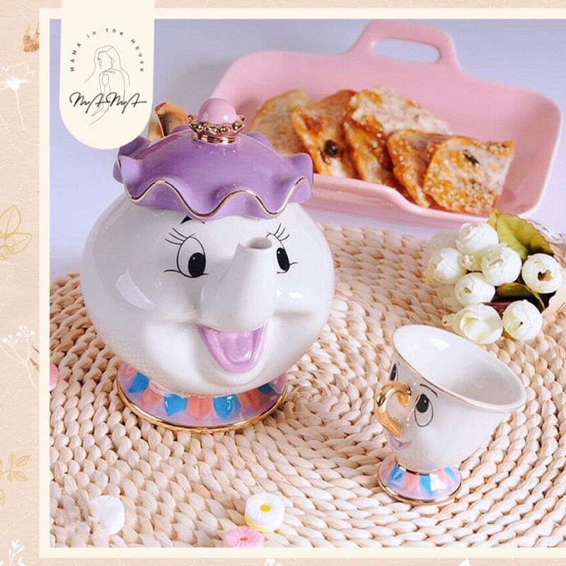 【Ready Stock】Disney Beauty and the Beast Mrs Potts and Chip Belle ...