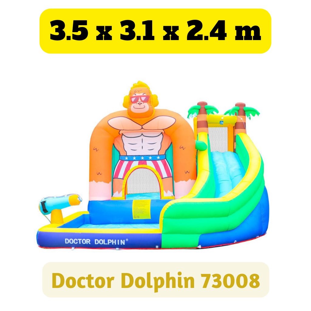 (PRE-ORDER) KOLAM RENANG INFLATABLES SLIDES 73008 (MONKEY) UNTUK KANAK ...