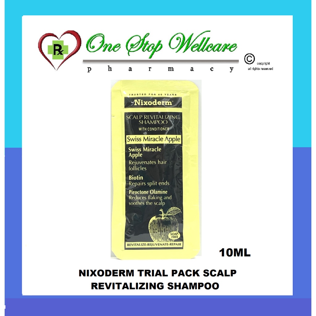 NIXODERM SCALP REVITALIZING SHAMPOO WITH CONDITIONER 10ML | Shopee Malaysia