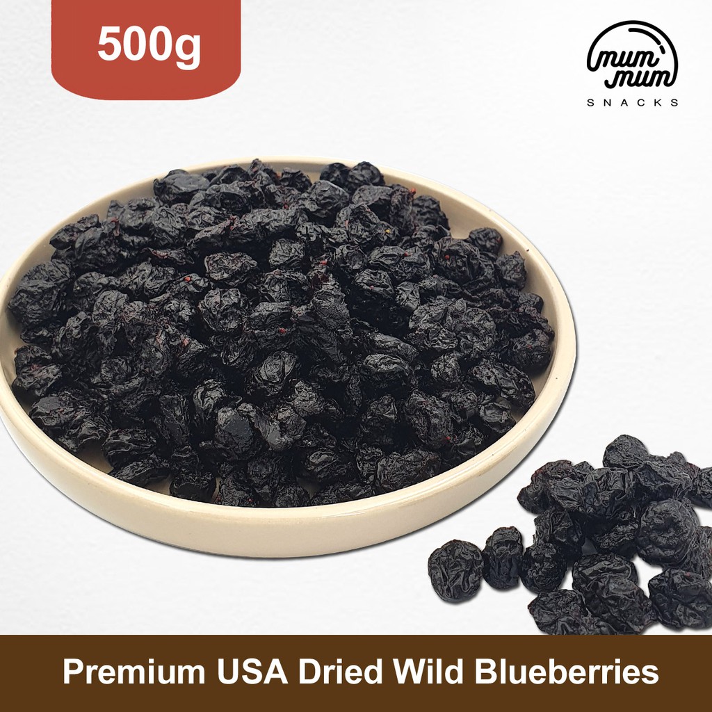 Premium USA Dried Wild Blueberries [500g] | Shopee Malaysia