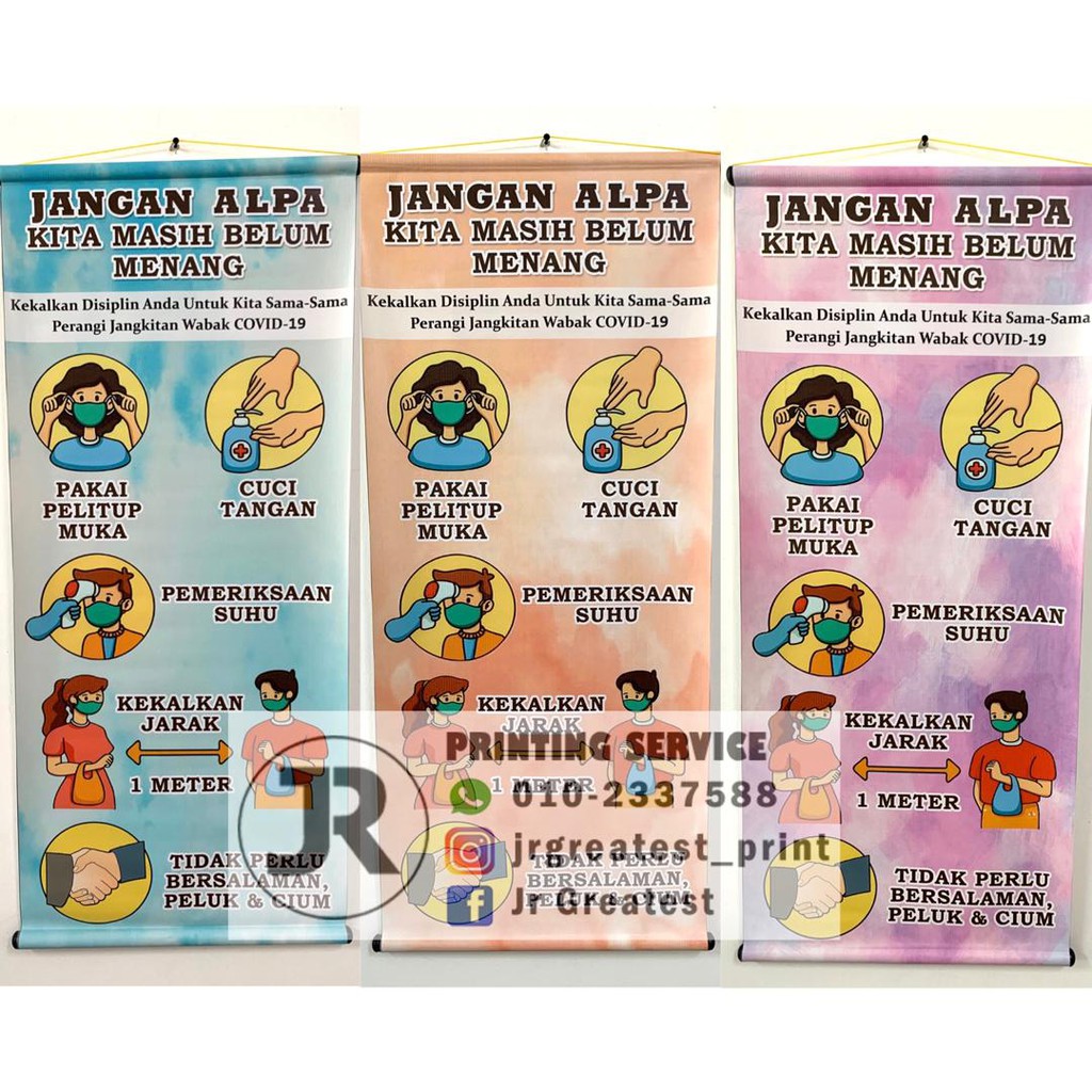 SOP BANNER STREAMER BANTING | Shopee Malaysia