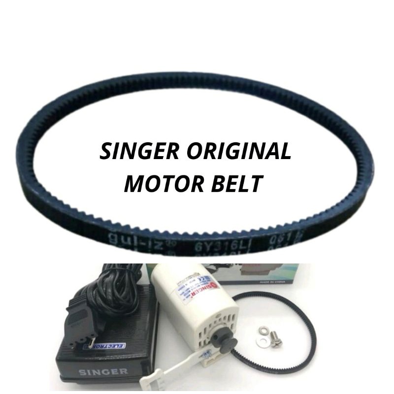 SINGER ORIGINAL Motor Belt Getah Motor Mesin ( Grade A ) Belting Tali ...