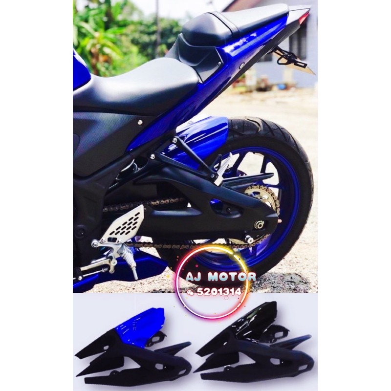 YAMAHA MT25 R25 V1 V2 V3 HUGGER REAR (FIBRE) INNER MANGAT MUDGUARD ...