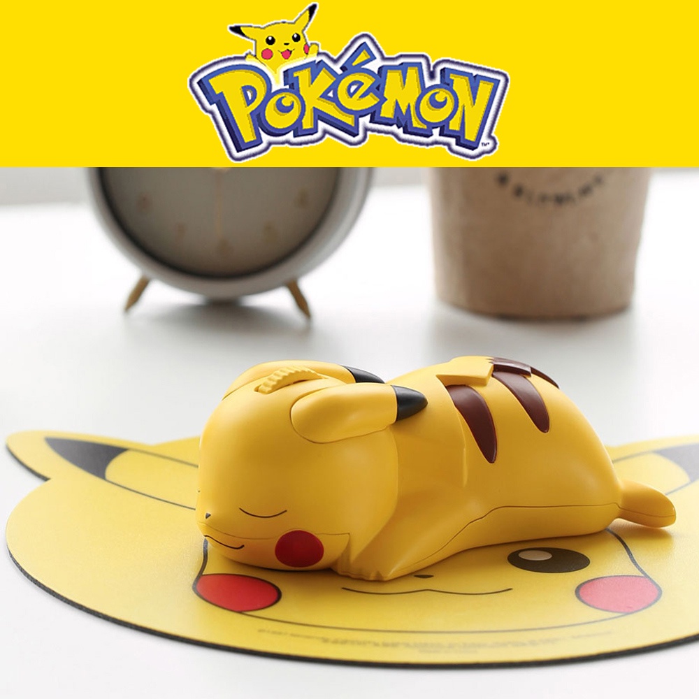 Pokemon Pikachu Figure Character Wireless Mouse Cute Original Design ...