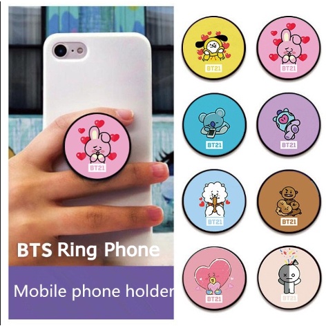 Korean Style Phone Holder Bts Finger Cartoon Phone Stand Finger ...