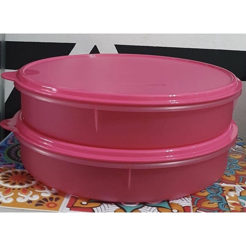Tupperware Round Container Pink 3.7L (1pcs) | Shopee Malaysia