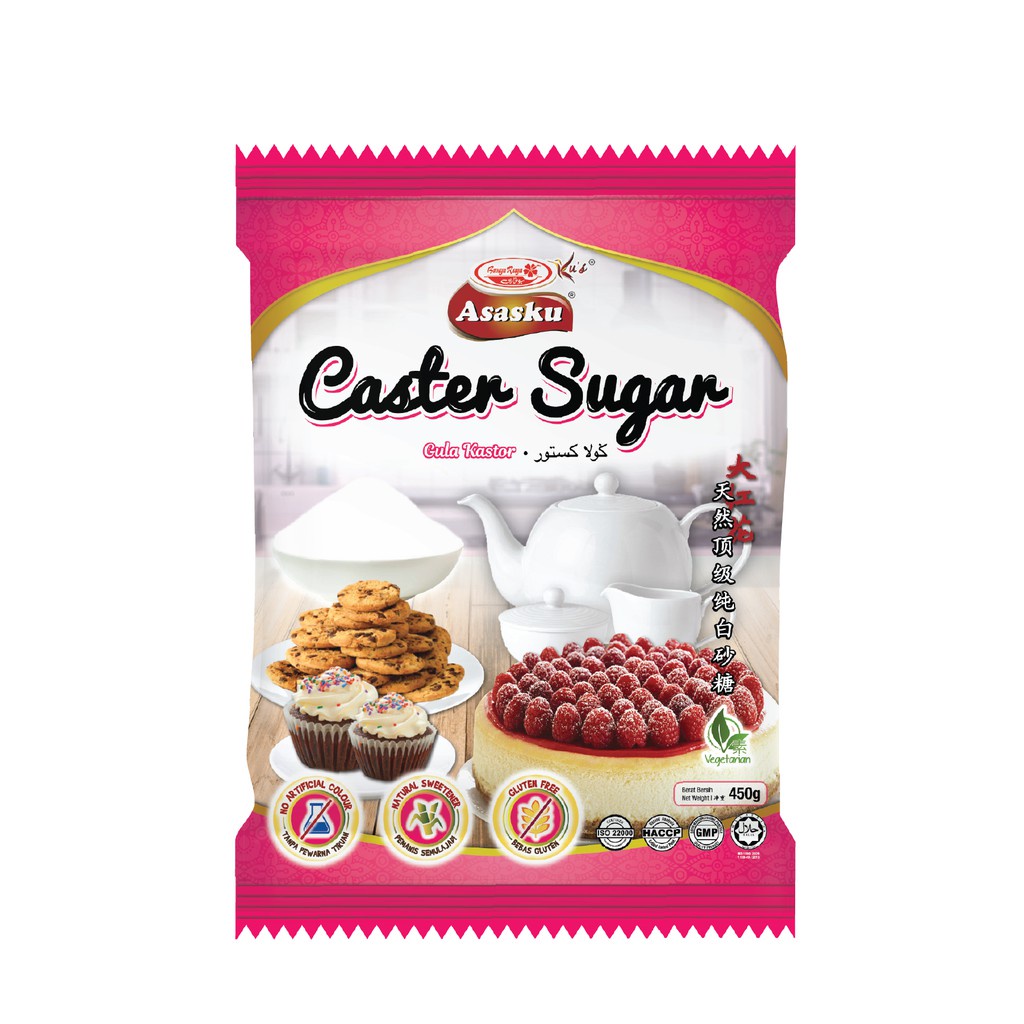 Bunga Raya Castor Sugar 450g Gula Kastor 450g (Bunga Raya Ku's ...