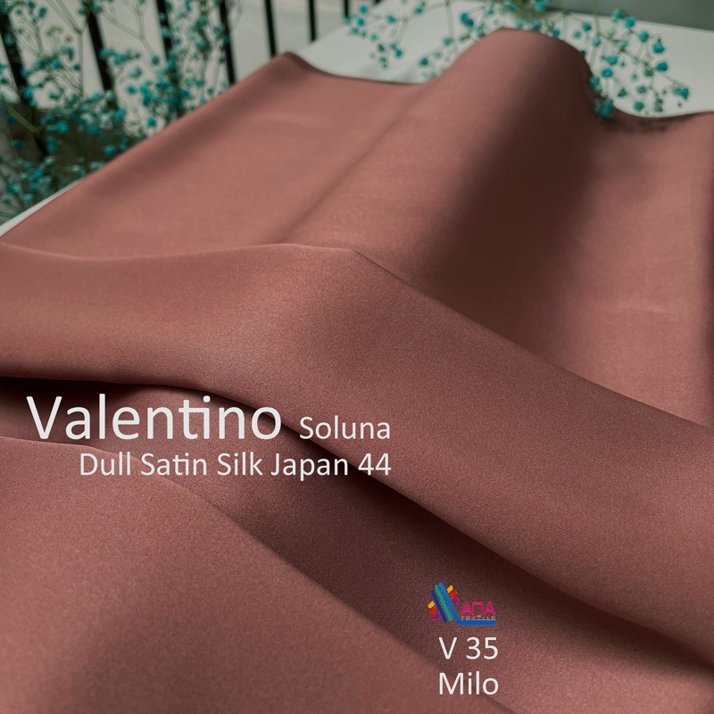 Ana Textile V1-V80 Dull Satin Valentino Soluna Silk Japan Bidang 44/45 ...