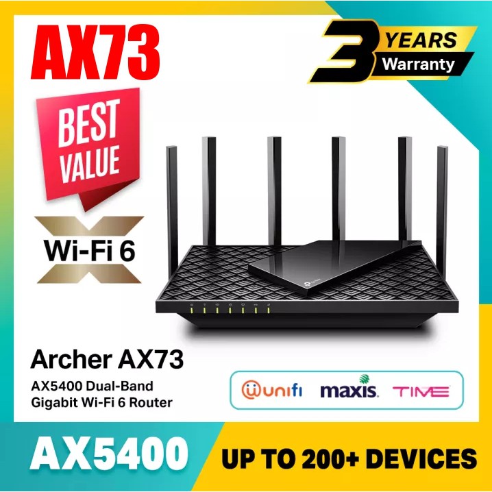 TP-LINK ARCHER AX20 AX10 AX23 AX50 AX55 AX73 AX1800 AX3000 AX5400 ...