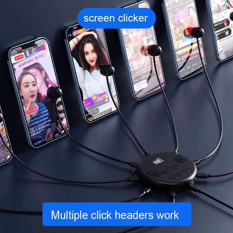 Phone Screen Clicking Device, Automatic Black Screen Pressing Device ...