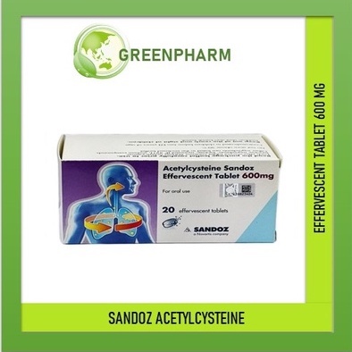 SANDOZ Acetylcysteine Effervescent Tablet 600mg Exp:8/25 | Shopee Malaysia