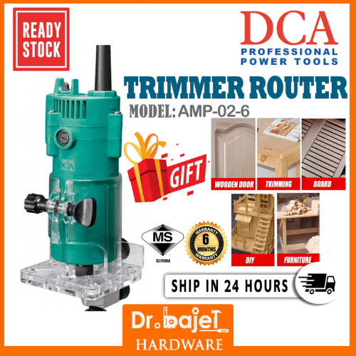 DCA AMP02-6 Trimmer Machine Trimming Wood Mesin Router Perabot Kayu ...