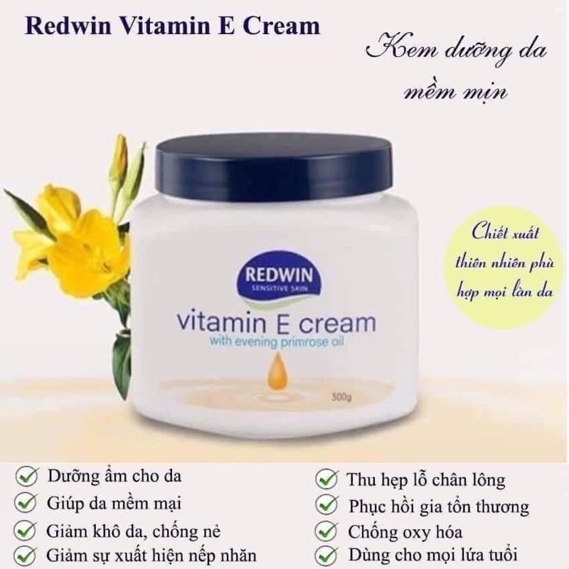 Redwin Vitamin E Moisturizer [Auth Australian product] | Shopee Malaysia